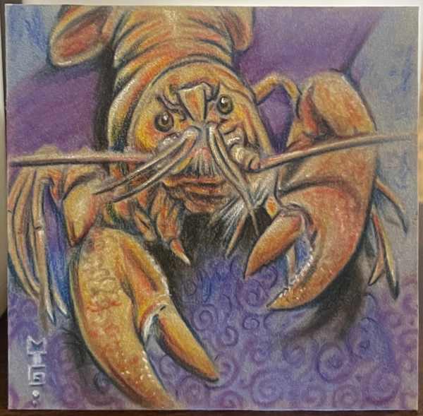 Angry little lobster by Michael T. Gardner | Artwork Archive