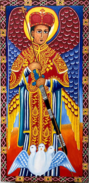 Archangel Saint Raguel by K. Haile Maskel | Artwork Archive