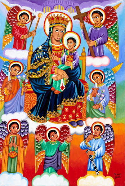 The Praise of the Archangels by K. Haile Maskel | Artwork Archive