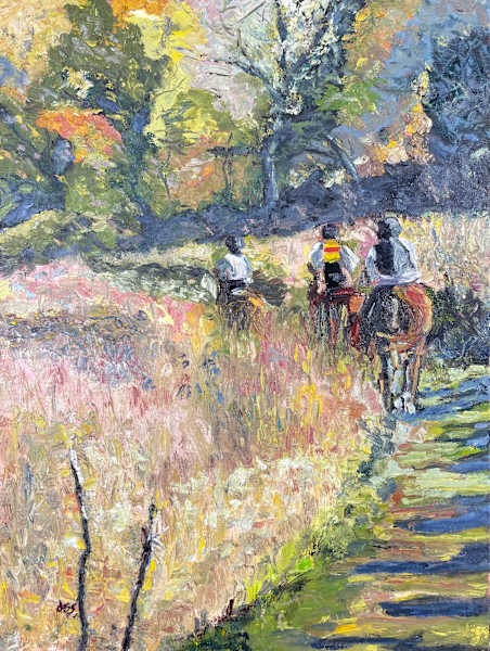 Riders in Kirkwood by Jennifer Gorman-Strawbridge | Artwork Archive