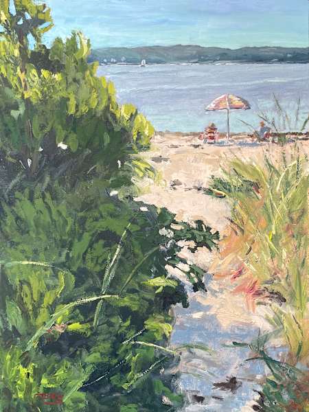 Stepping Through the Dunes by Jennifer Gorman-Strawbridge | Artwork Archive