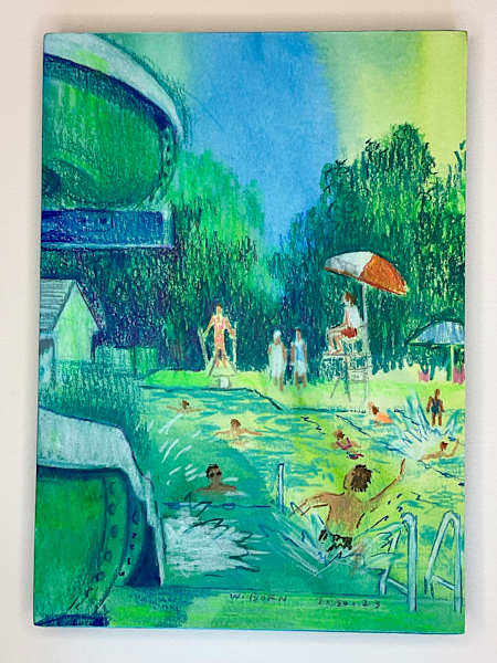 Pool Slide New Angle by Wendy Born | Artwork Archive