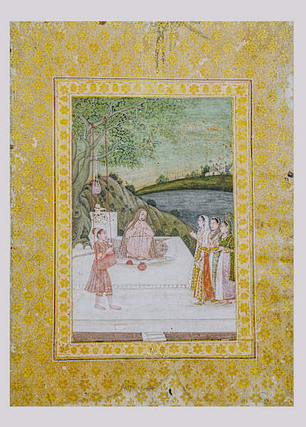 A Female Ascetic with Noble Women from the collection of Hayrat Fine ...