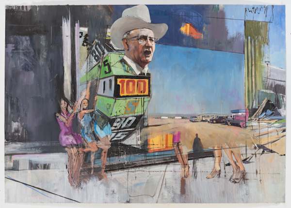 Portrait of Lyndon B. Johnson by Adam Cvijanovic | Artwork Archive