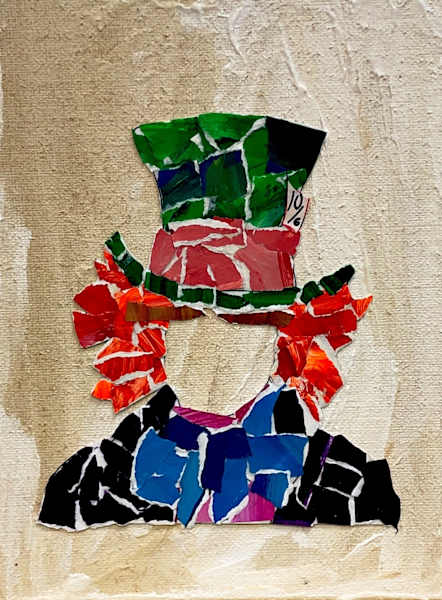 Mad Hatter Collage from the collection of Art With Soul | Artwork Archive