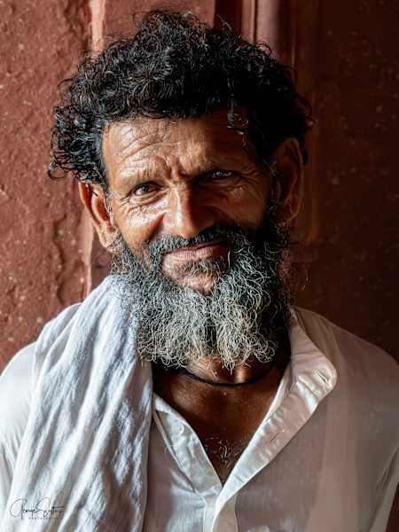 Portrait of a Man in Delhi by George Salter Photography | Artwork Archive