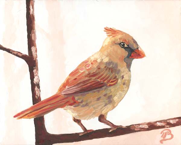 November Cardinal by Blair Owens [Behold Fine Art] | Artwork Archive