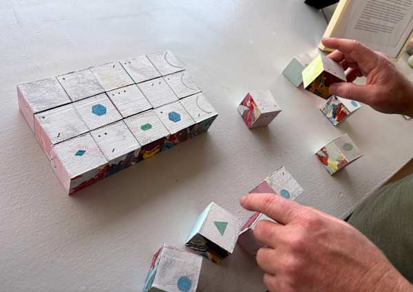 25-Block Prime Numbers Puzzle (1.75 in. cubes) by Juliet Fiss | Artwork ...