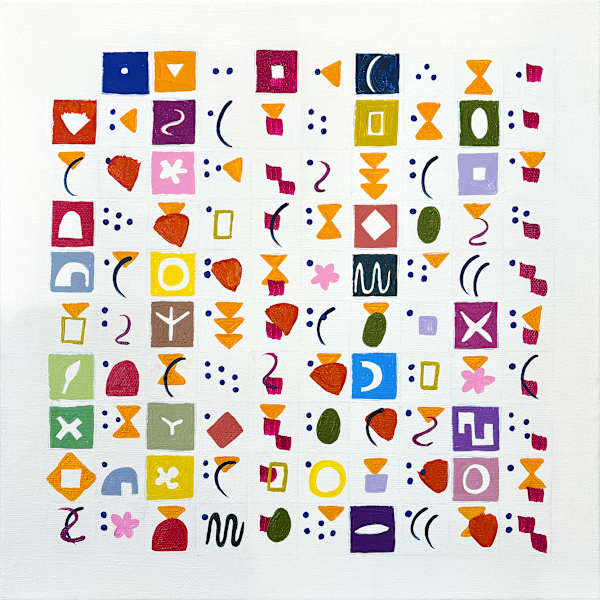 Paint with Prime Numbers 1-100 by Juliet Fiss | Artwork Archive
