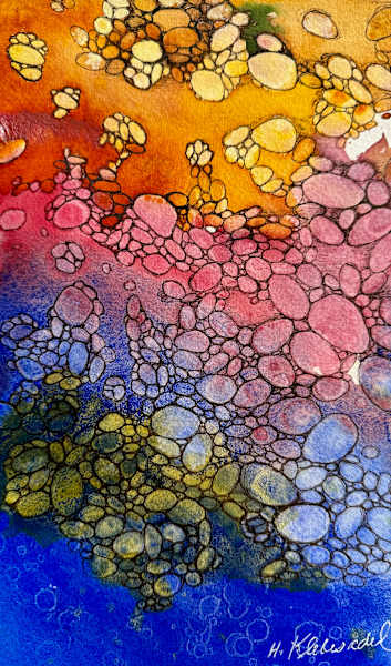 Water's Edge- Drawing a Day #357 by Helen R Klebesadel | Artwork Archive