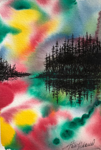 Scattering Affects -Drawing A Day #98 by Helen R Klebesadel | Artwork ...