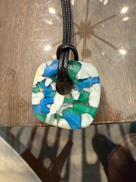 Egyptian Blue and Vanilla Necklace #1 by Candice Treat Murphy | Artwork ...