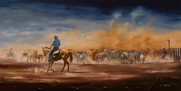 Gulf Country Muster by Mark Coombe | Artwork Archive