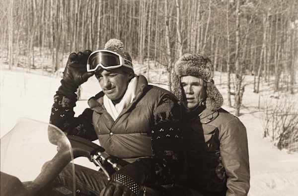 Andy Warhol Snowmobiling with Jon Gould from the collection of Colorado ...