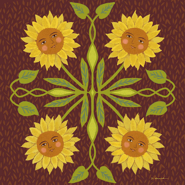 Sunflower Girls by Debbie Warnock | Artwork Archive