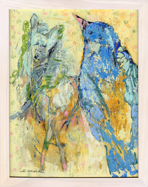 The Bluebird and the Dancing Kangaroo by Debbie Warnock | Artwork Archive