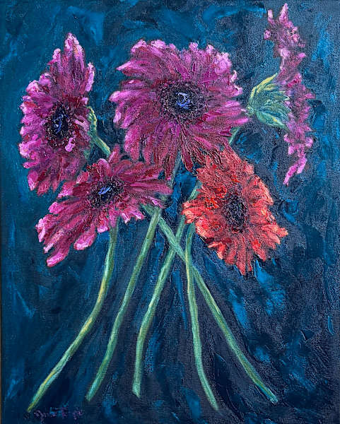 Blooms in Blue by Jamie Temple | Artwork Archive