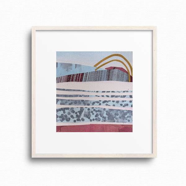 Two Arches - Original 6in x 6in Collage, Shilo Ratner by Shilo Ratner ...