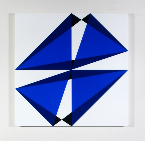 Composition in 2051 Blue, 2114 Blue, 5295 Indigo and 7508M White from ...