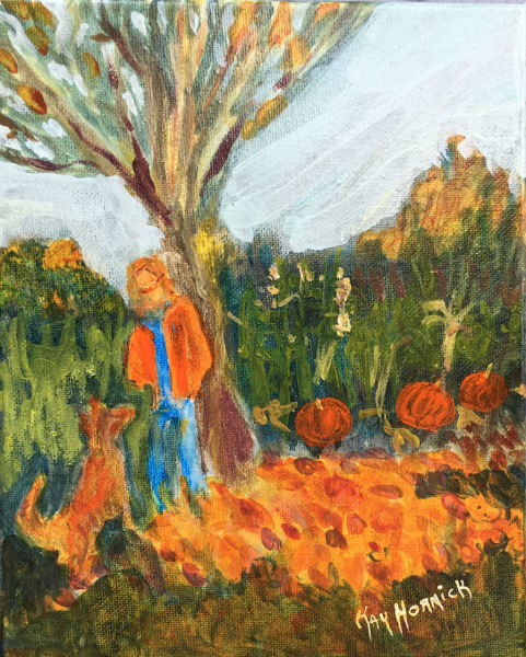 Pumpkin, Pal & Me by Kay Hornick | Artwork Archive