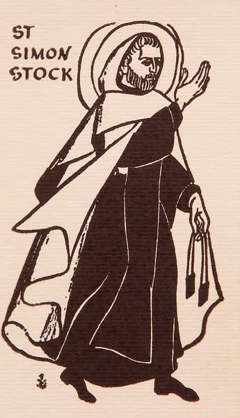 Untitled (Holy Cards--Saint Simon Stock) from the collection of Hudson ...