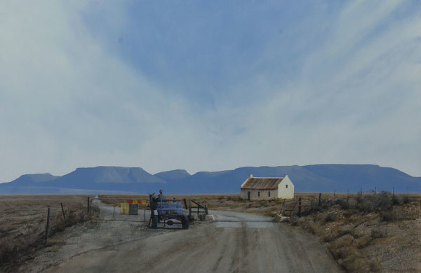 Karoo Cattle Gate And cart by Peter Bonney Artist | Artwork Archive
