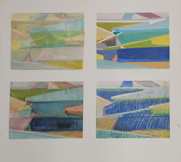 4 Panel Boat - Textures by Phoebe Twichell Peterson | Artwork Archive