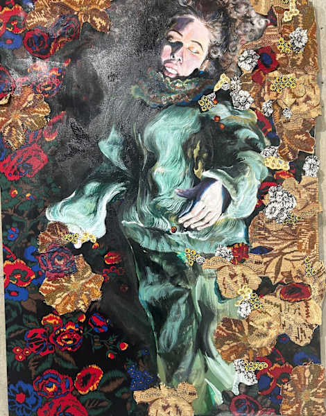 I Fell Asleep Beneath the Flowers by September Gray Fine Art Gallery ...