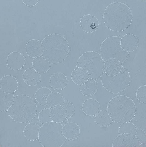 Dots 68, Pale Blue + Texture by Suzanne Gibbs | Artwork Archive