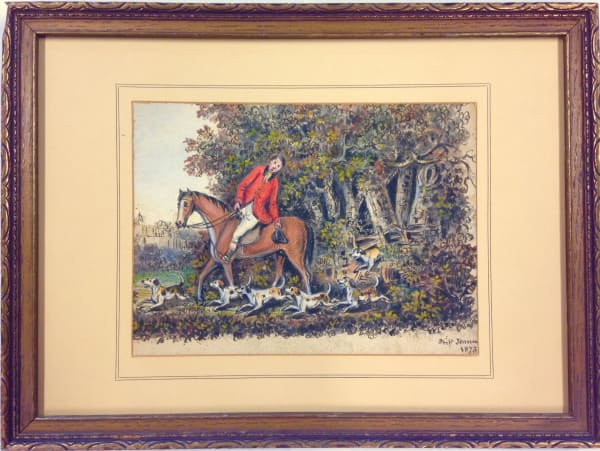 2164 - Untitled Nobleman and Pack. from the collection of Rufus Art ...