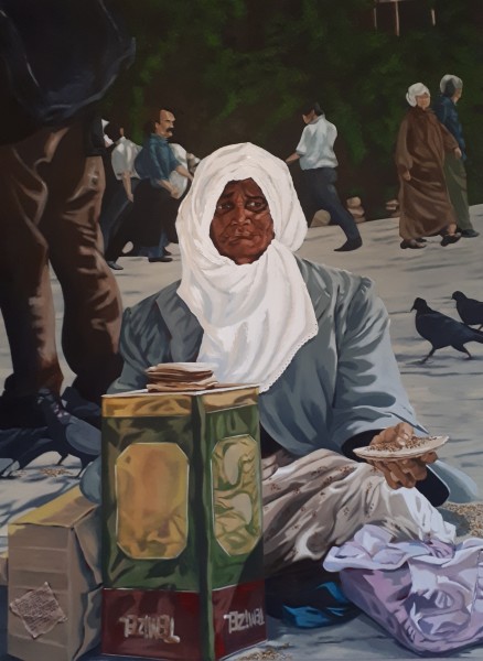 A 1) Pigeon Lady of Istanbul by Kathleen Tonnesen | Artwork Archive