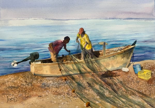 Preparing for the Catch by Sean Henry | Artwork Archive