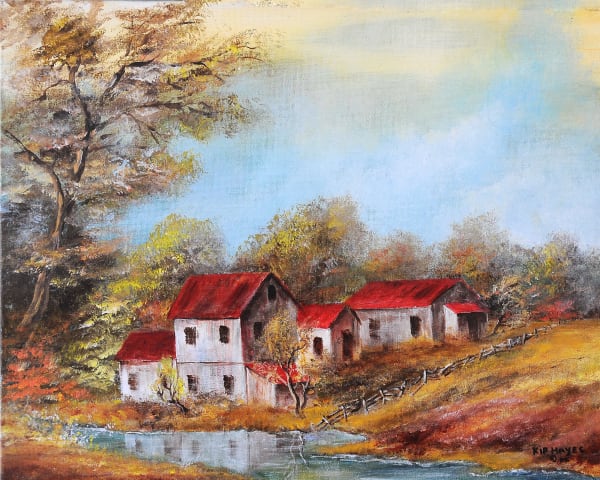 The Old Red Mill from the collection of BARE Walls | Artwork Archive