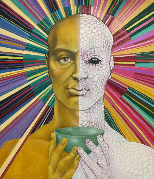 Inviting Mara for Tea from the collection of BARE Walls | Artwork Archive