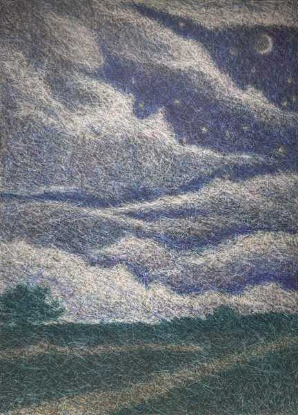 Crescent Moon from the collection of BARE Walls | Artwork Archive