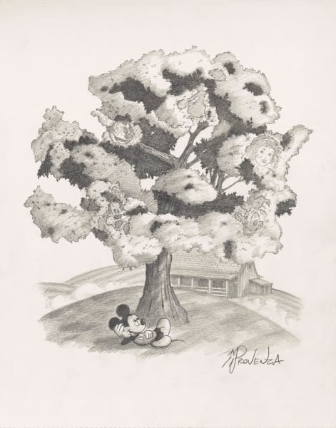DISNEY Dreaming Tree (Mickey Mouse) by Michael Provenza | Artwork Archive