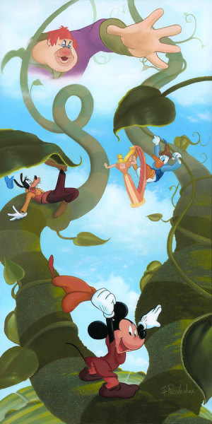 DISNEY The Escape (Jack & The Beanstalk) by Michael Provenza | Artwork ...