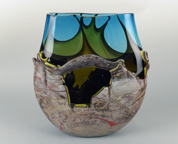 Canyon Vista Arch -Amber & Turquoise by North Rim Glass Jared & Nicole ...