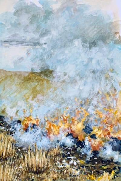 Chalk Mountain Fire by Layla Luna | Artwork Archive