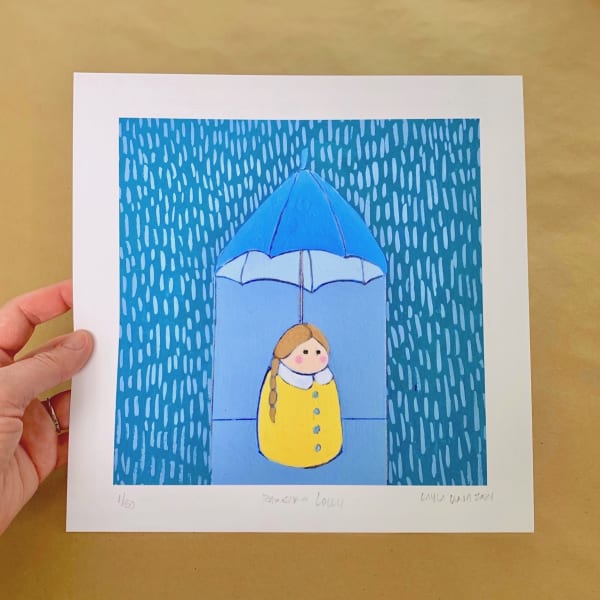 Rain Storm Lolly Limited Edition Print by Layla Luna | Artwork Archive