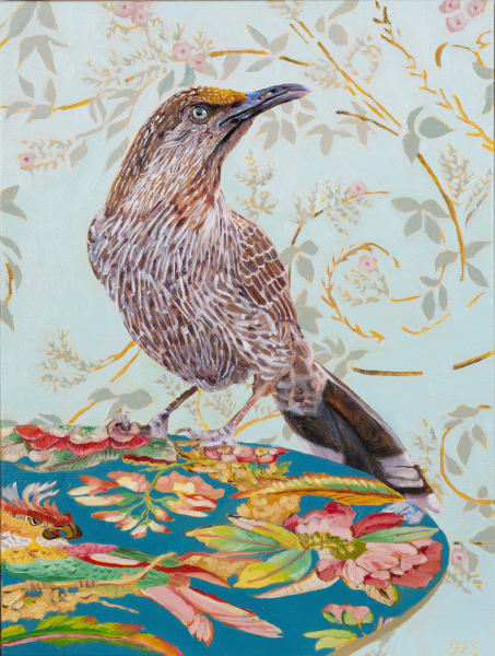 Table for one - wattlebird by Fiona Smith | Artwork Archive