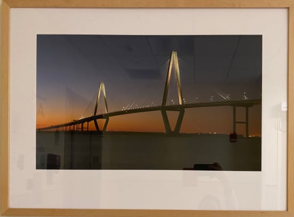 Ravenel Bridge from the exhibition MUSC Ashley River Tower Art Walk ...
