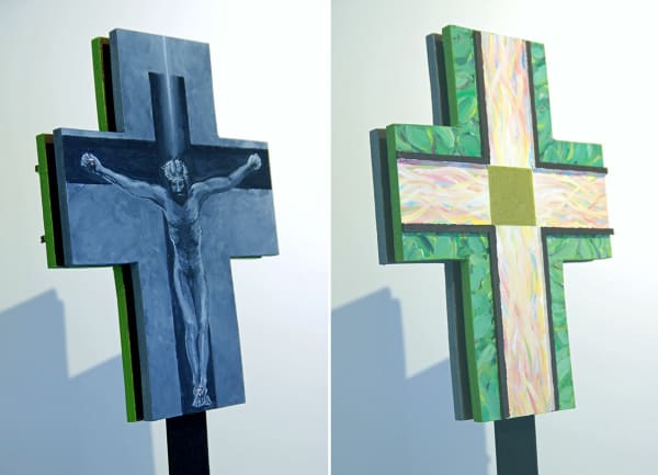 Two Sides of a Processional Cross by Daniel Hendricksen | Artwork Archive