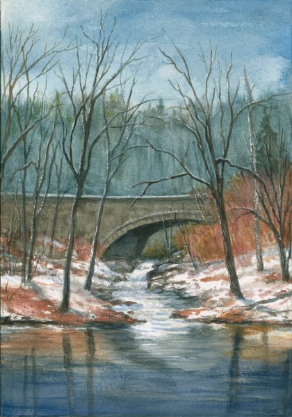 Stone bridge from Vanderbilt by Tarryl Gabel | Artwork Archive