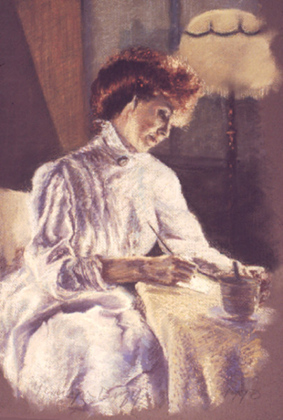 Dona Geib as Gwen John by Merrilyn Duzy | Artwork Archive