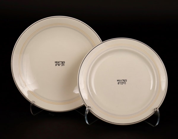 Kosher Plates for the RMS Queen Mary Cunard Steamship Company from the ...