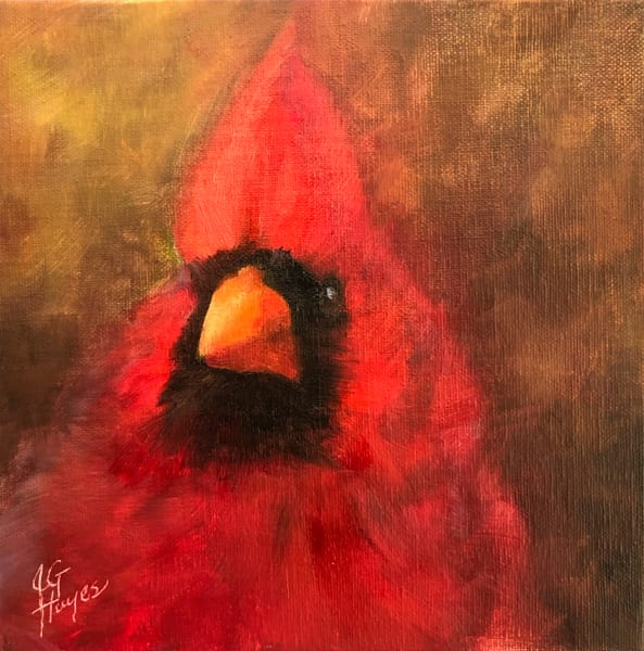 Mr. Redbird by Julie Gowing Hayes | Artwork Archive