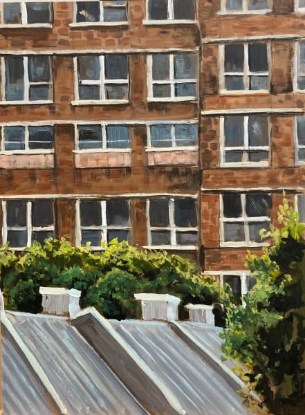 Terrace roofs and tower by Nicholas P Aplin | Artwork Archive