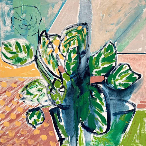 Abstract Nature (prayer plant) by Pamela Staker | Artwork Archive