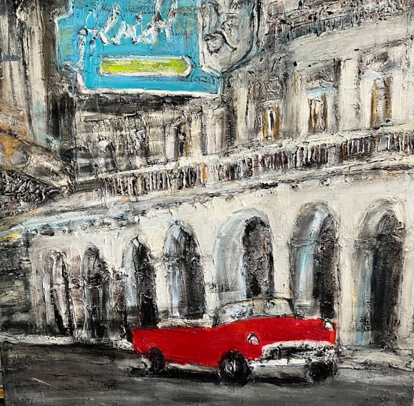 Red Convertible by Ana Guzman | Artwork Archive